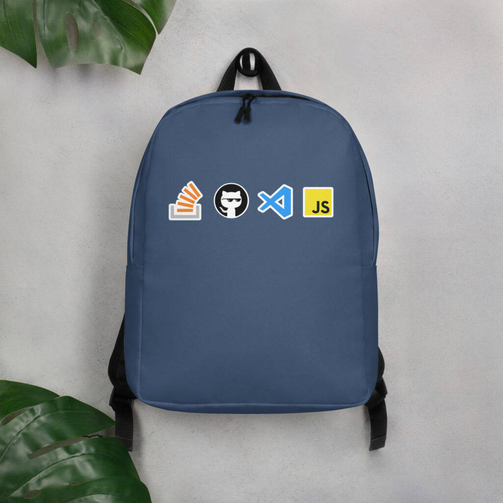 Minimalist Techy Programmer Backpack - Dakidarts Shop
